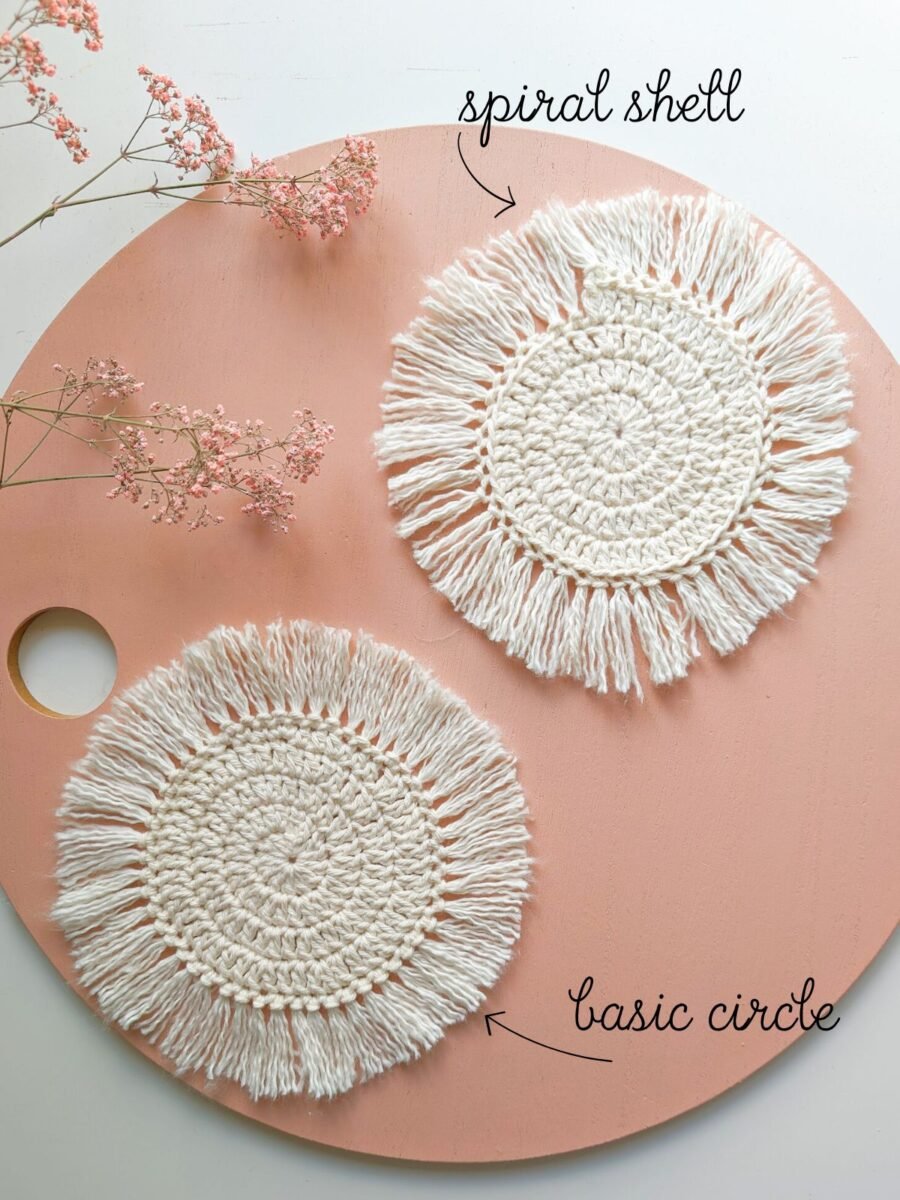 Easy Boho Crochet Coaster Pattern (Free) | Jewels and Jones