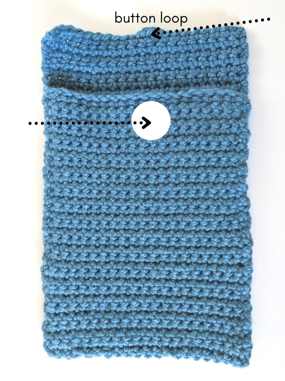 Easy Crochet Laptop Case Pattern | Jewels and Jones