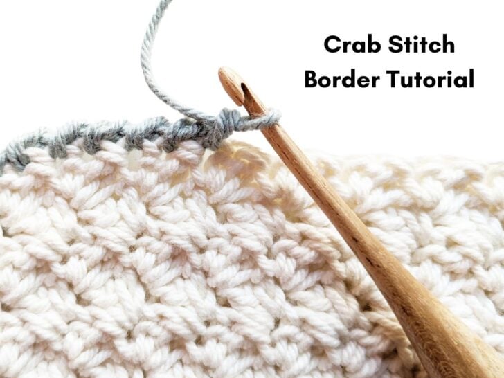 How to Crochet a Crab Stitch Border | Jewels and Jones
