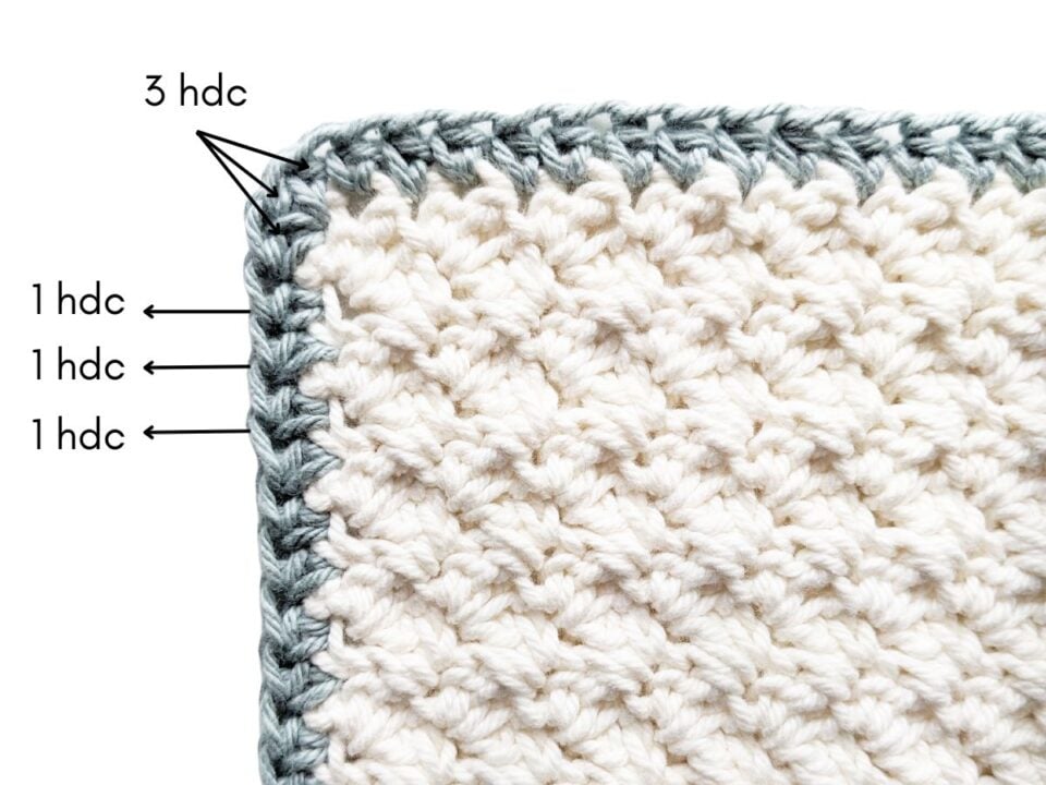 How to Make a Half Double Crochet Border