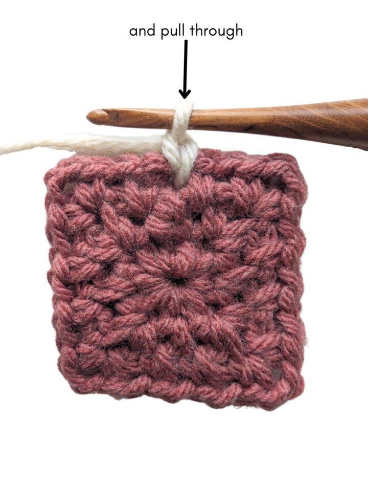 Easy Moss Stitch Square Color Changing Tutorial