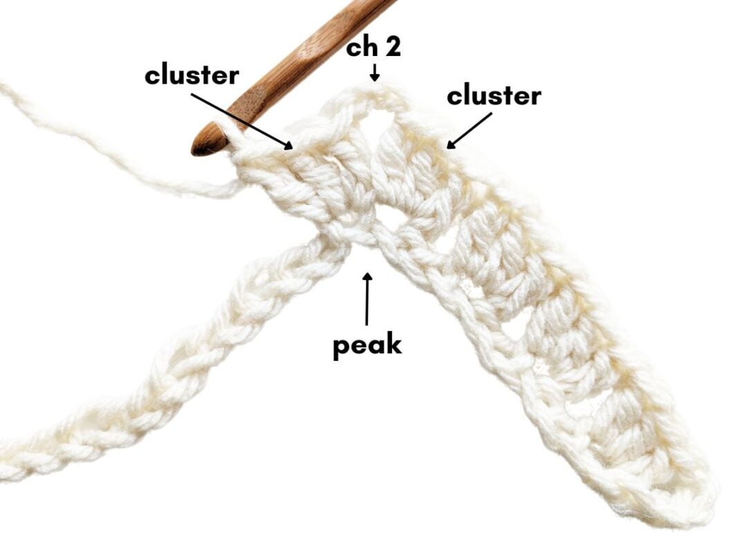 Easy Crochet Chevron Stitch Pattern Tutorial | Jewels and Jones