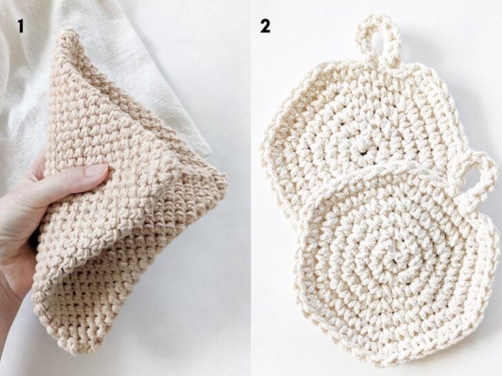 Free Magic Crochet Potholder Pattern (3 Sizes) | Jewels and Jones