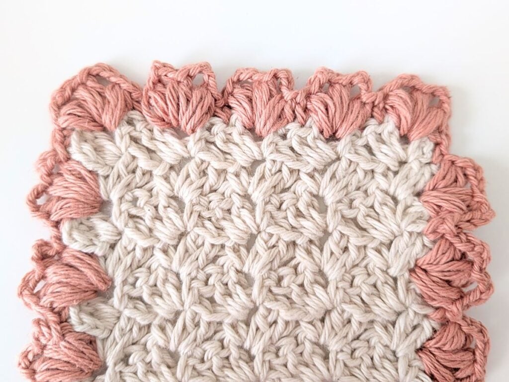 Triple Crochet Puff Stitch Border: Step-by-Step Guide for Beginners