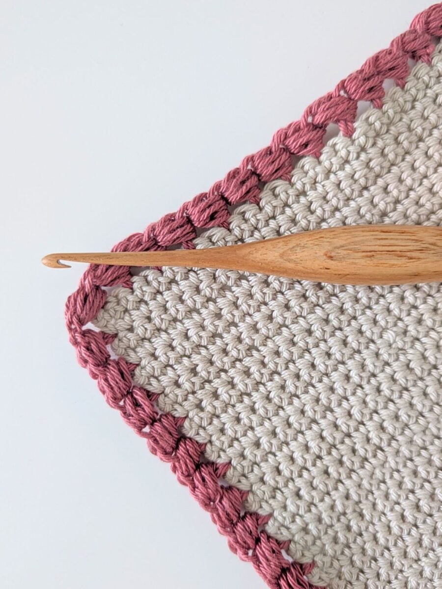 Crochet Puff Stitch Border Tutorial for Blankets - Jewels and Jones