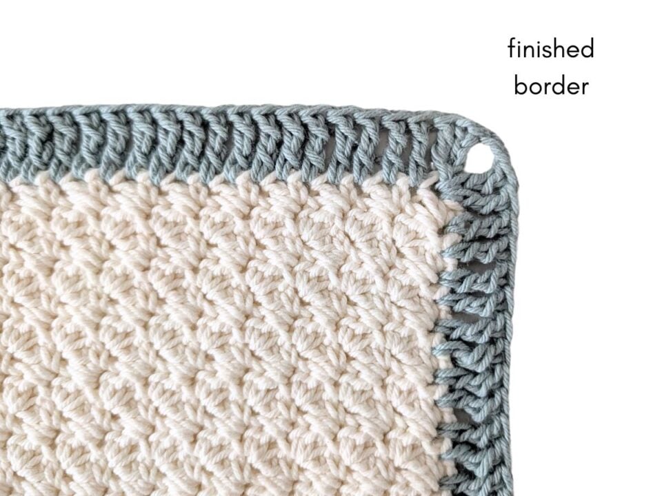 How to Make a Treble Crochet Border | Jewel and Jones